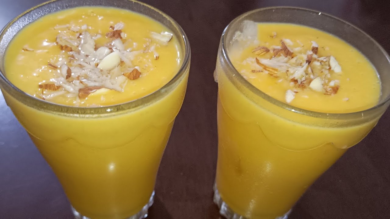 Mango shake | Thick shake | Mango shake by chitra.#food - YouTube
