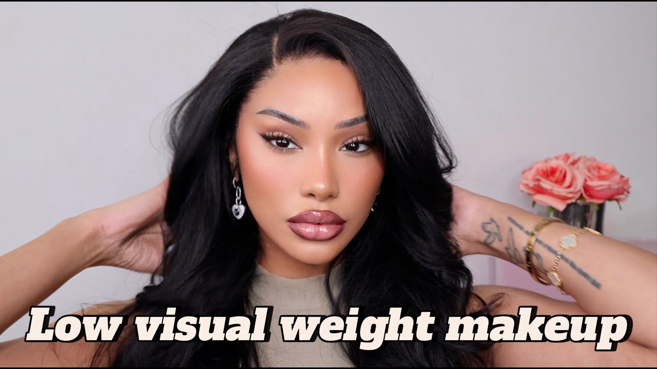 LOW VISUAL WEIGHT MAKEUP by Melly Sanchez - YouTube