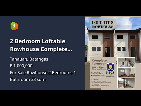 2 Bedroom Loftable Rowhouse Complete Turnover - YouTube