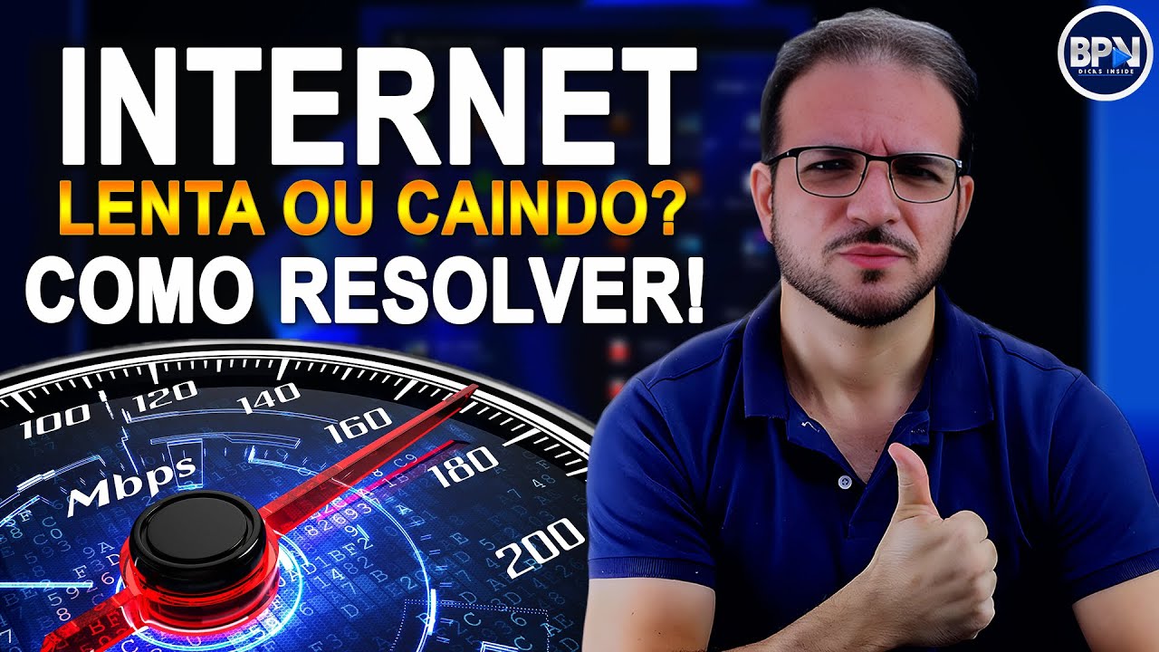 Internet LENTA ou CAINDO Toda Hora? Veja Como Resolver! - YouTube