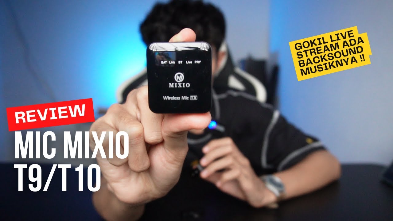 Review Mic Wireless Mixio T9 T10 ! Beli Barang di Oline Shop - YouTube