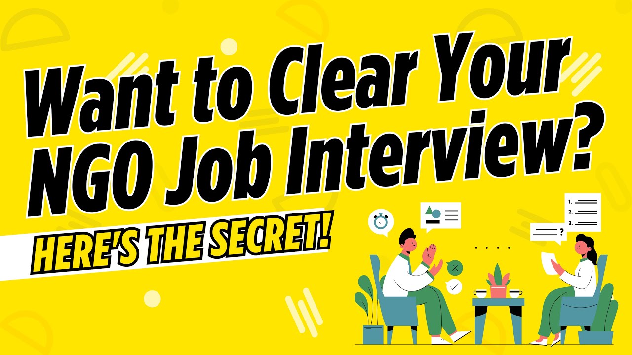 Job Interview Tips for NGO Roles | Interview Questions and Answers ...
