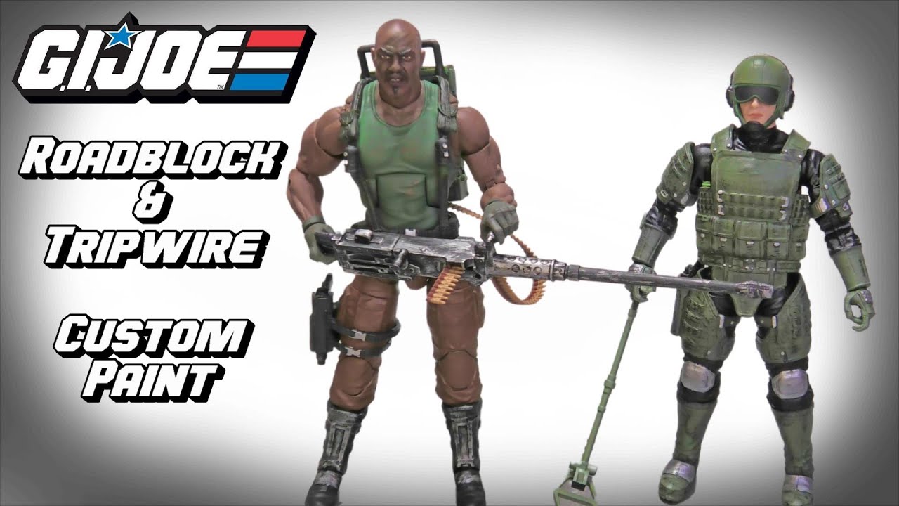 Roadblock & Tripwire 2-Pack Custom Repaint - GI JOE Classified #gijoe # ...