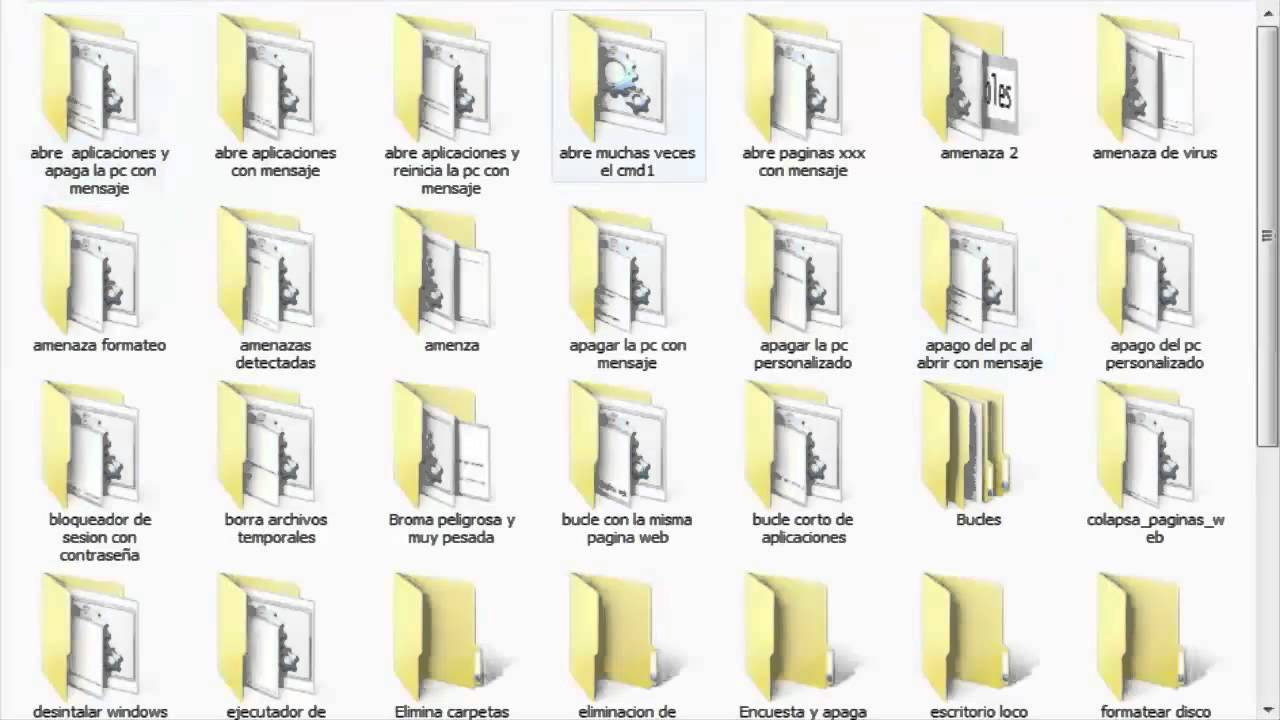 Pack Bromas (mas de 50 bromas para PC) en bat y en vbs con compilador ...
