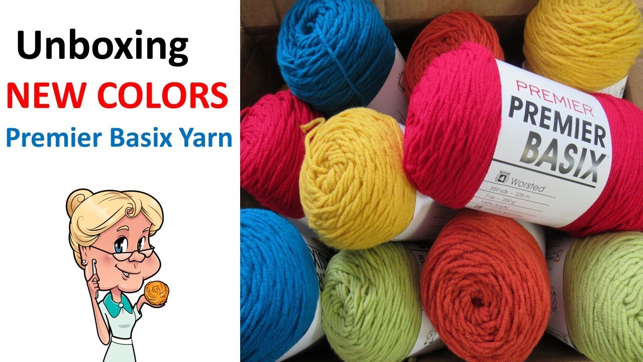 Premier Yarn UNBOXING - NEW COLORS Premier Basix - WIP - #MakeitPremier ...