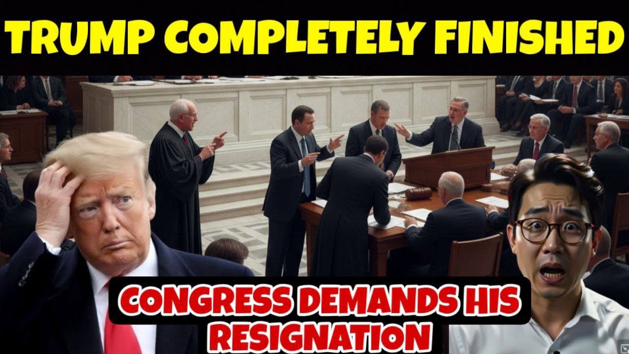 2 MINS AGO: Trump Furious As Congress Calls For Resignation, DC IN ...