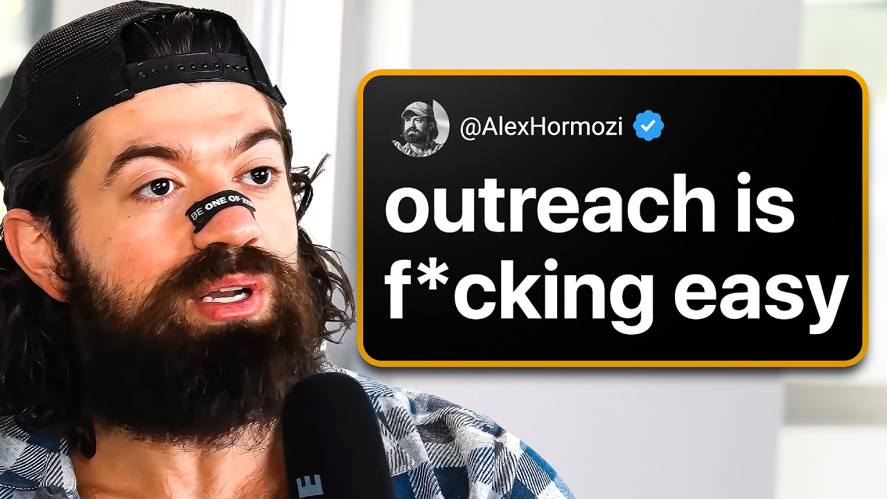 Alex Hormozi's Advice on Cold Outreach - YouTube