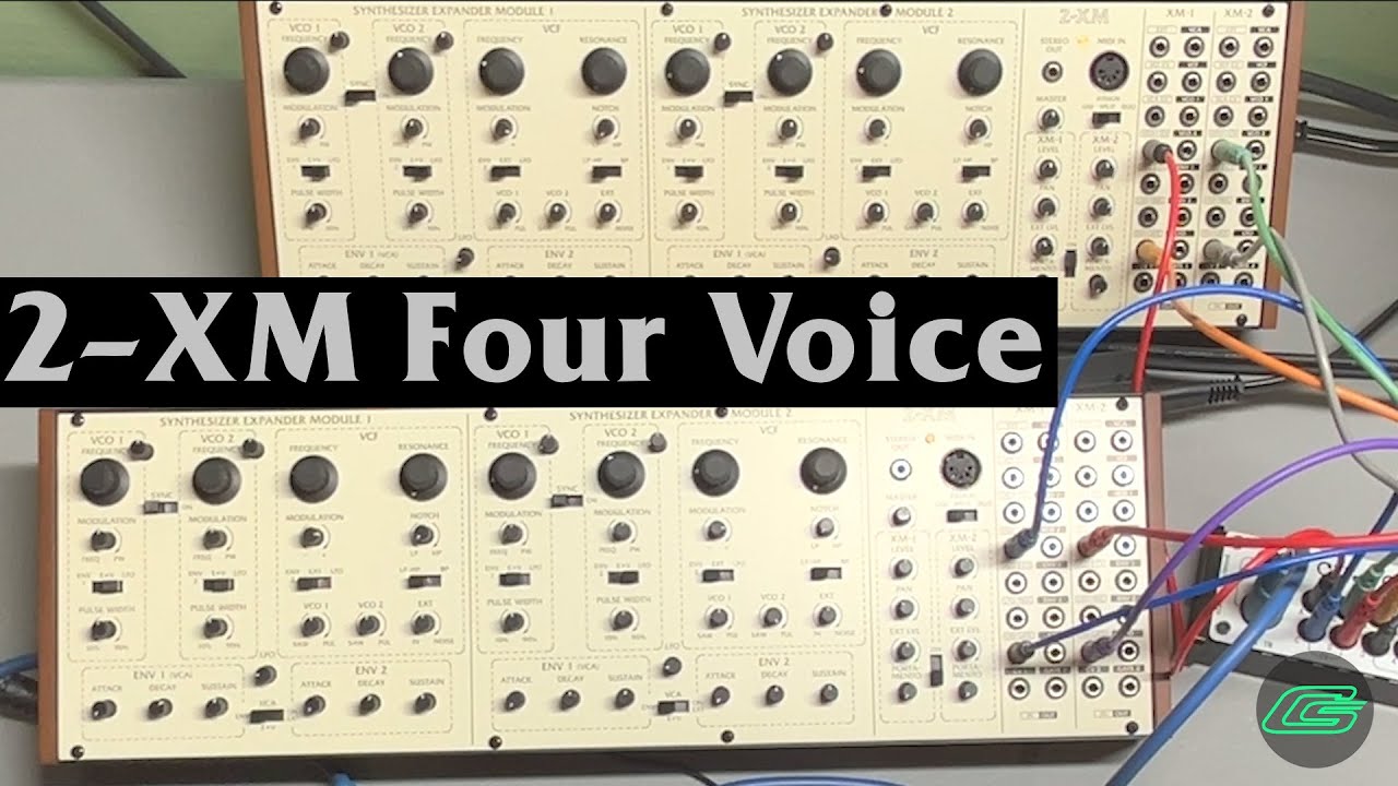 Behringer 2-XM Four Voice Poly Action Using CV.OCD [Demo 01] - YouTube