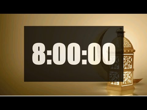 8 Hour Timer | 480 Minutes Countdown | Timer Call - YouTube