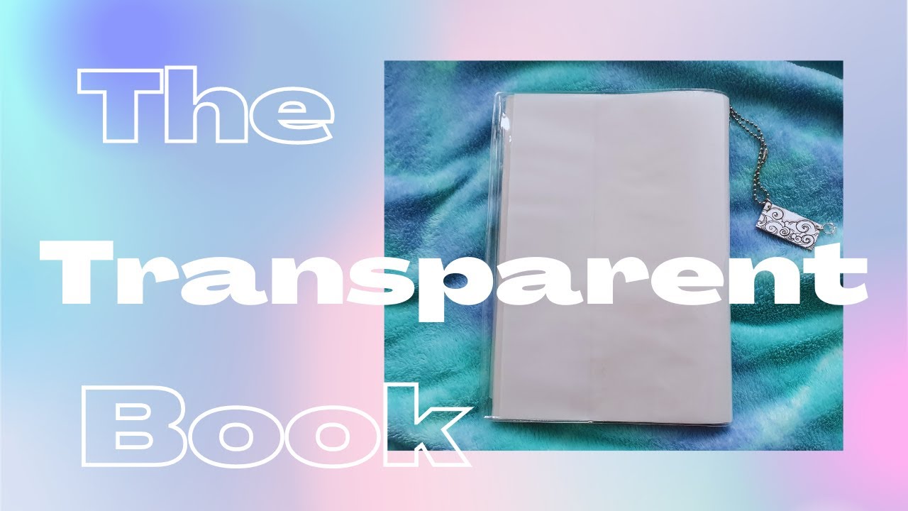 Transparent Journal making (PART 1) /Tracing paper use /Clear and ...