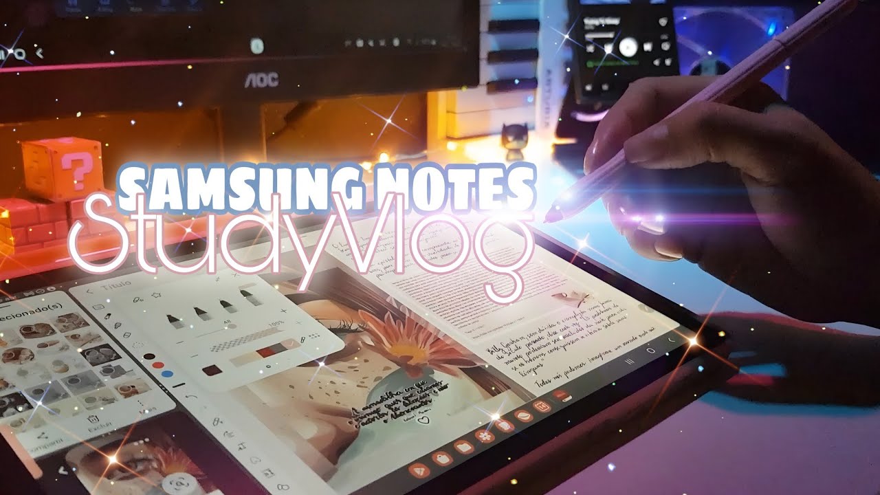 Study Vlog. Tab S6 Lite, Samsung Notes ♡ #2 - YouTube