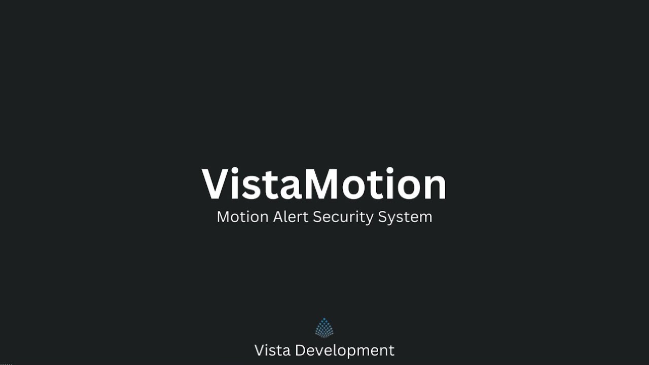 VistaMotion | Motion Alert Security System | Showcase - YouTube