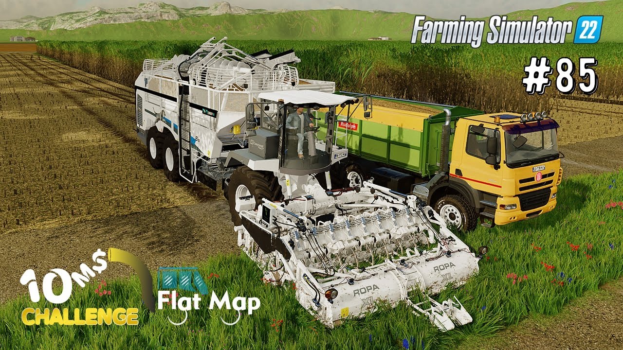 farming Simulator 22 fs22 timelapse Ep #85 Flat Map fs22 Mods - YouTube