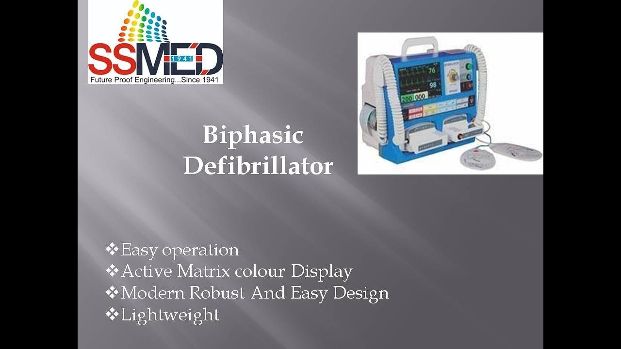 Biphasic Defibrillator - YouTube