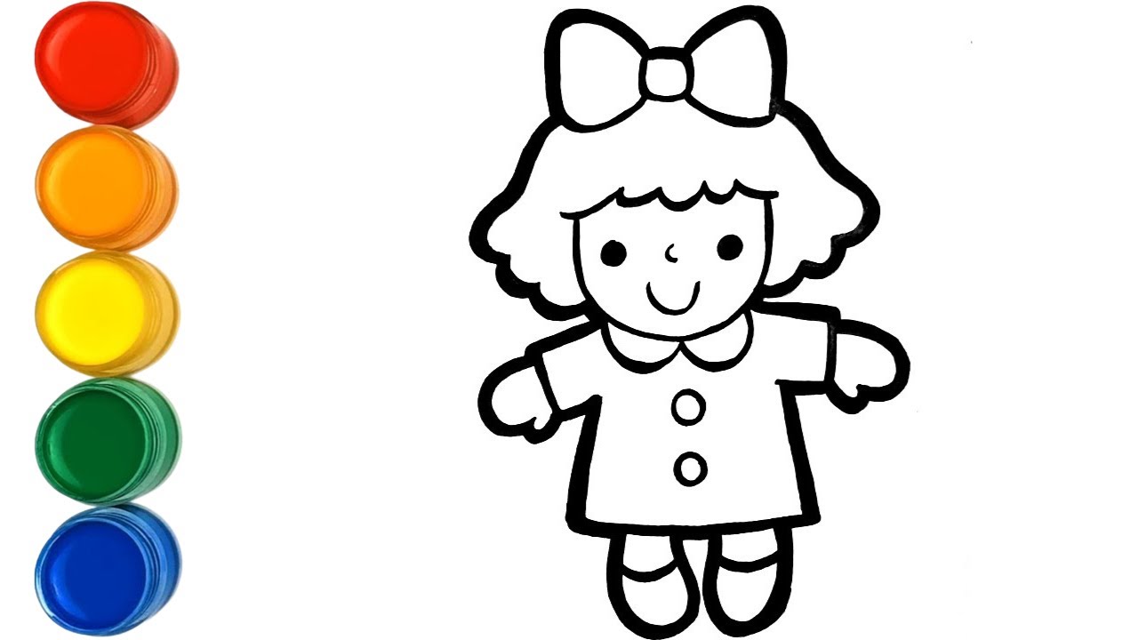 How to Draw a Doll | COMO DESENHAR UMA BONECA |Drawing Tutorial Art ...