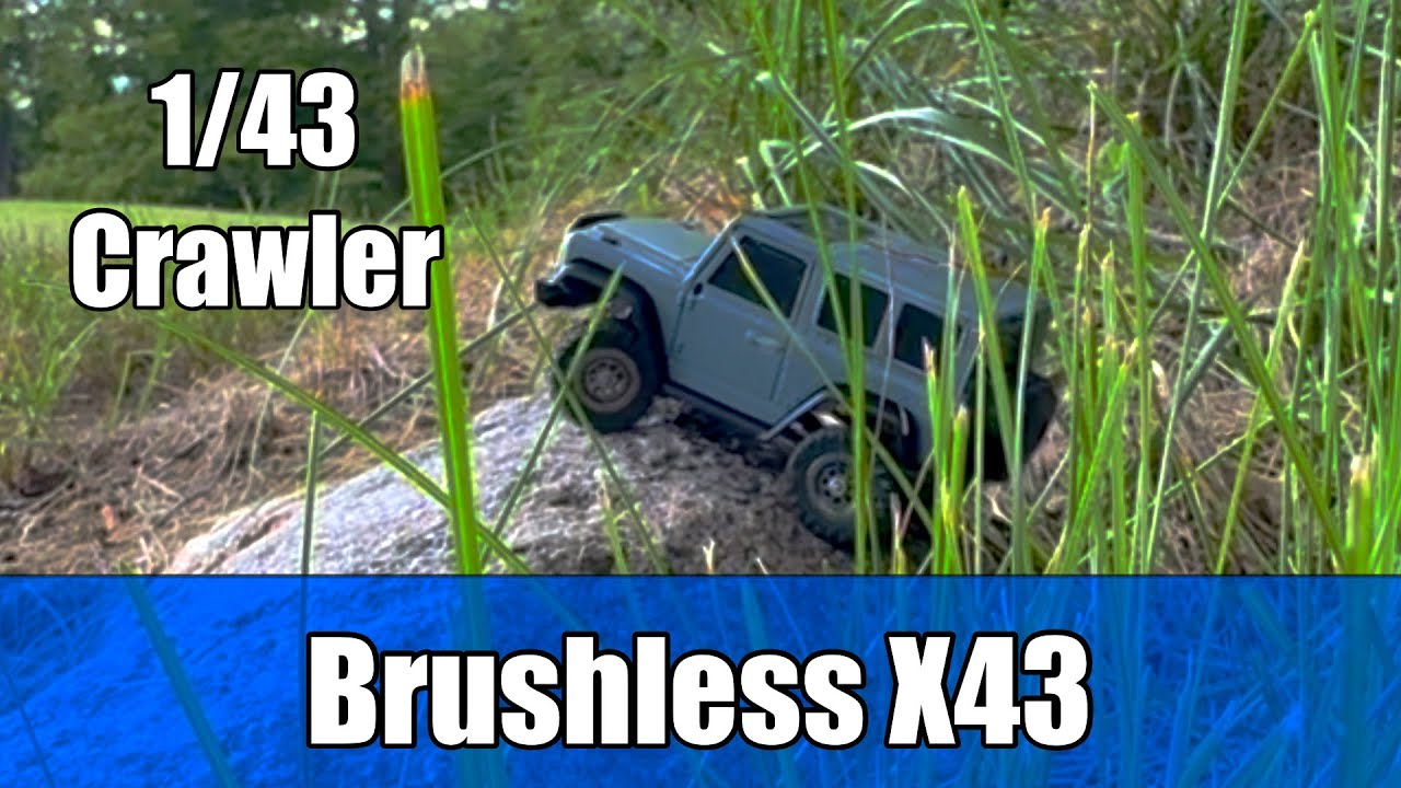 Brushless X43 Commentary - First Time on the Rocks - YouTube