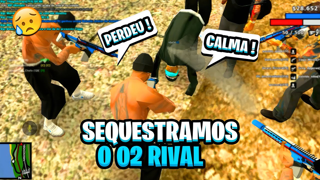 RÁDIO FM VOLTOU ! SEQUESTRAMOS ESSE 02 DE ORGANIZAÇÃO RIVAL NO ...