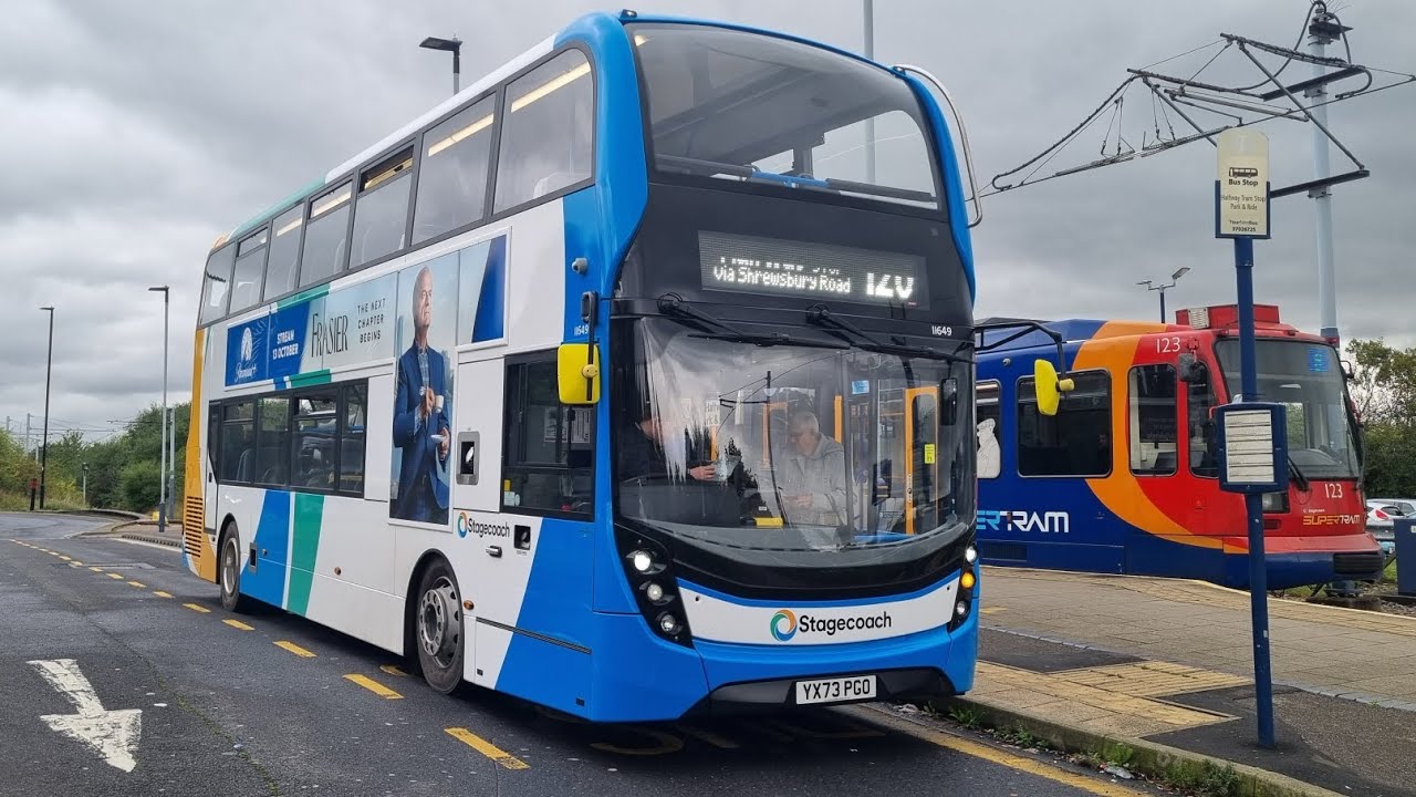 [New] Stagecoach Yorkshire Enviro 400MMC 11649 YX73 PGO - YouTube