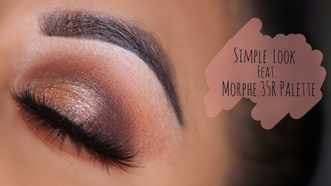 Easy Evening Look feat Morphe 35R Palette - YouTube