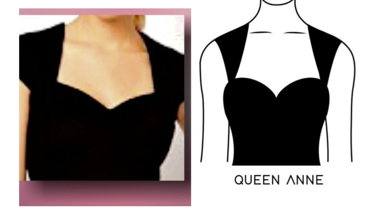 How to Draft this Stylish Queen Anne neckline Top || Sewing for ...