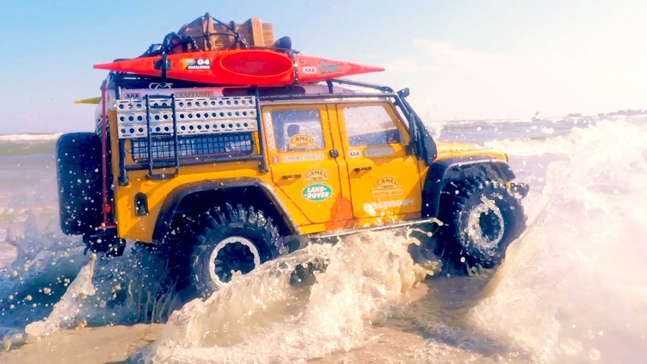 Beach Bashing! Camel Trophy RC Car Traxxas TRX-4® 1/10 Scale Trail ...
