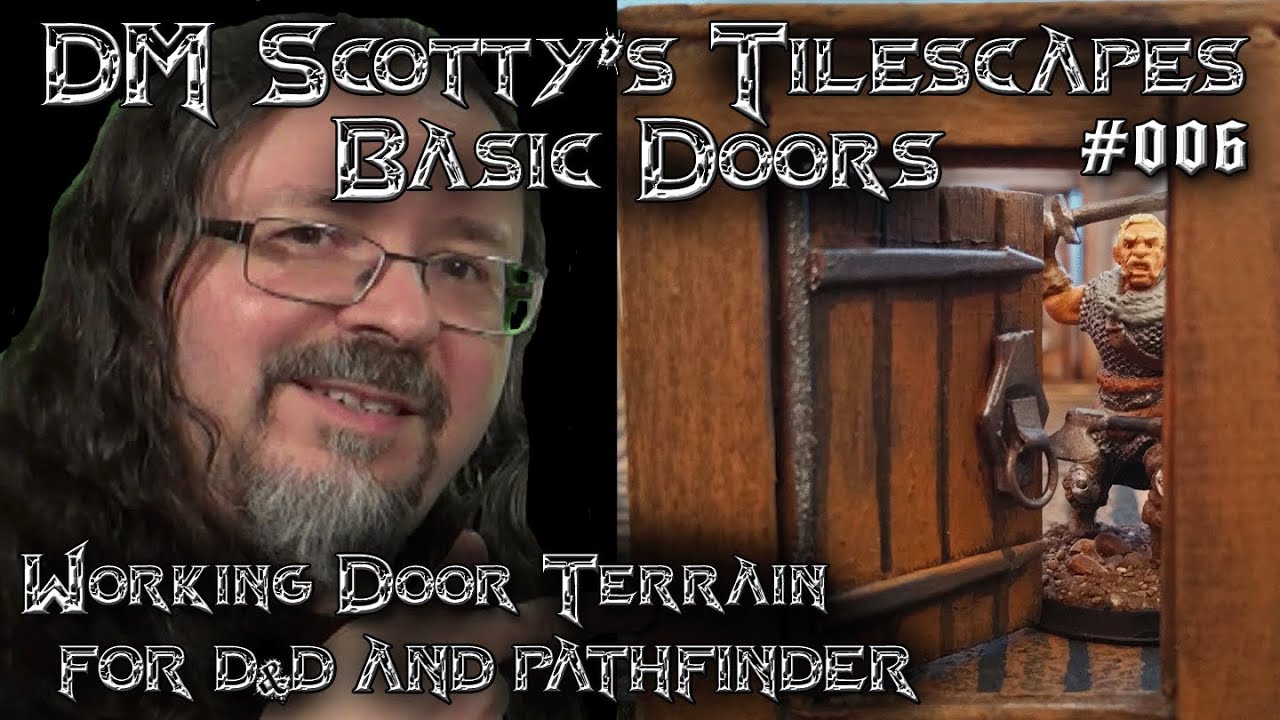 DM Scotty's TILESCAPES Game Terrain MINI OPENABLE DOORS for D&D and ...