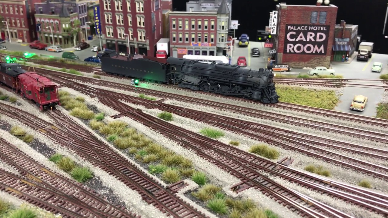 Key Brass PRR J1 2-10-4 w/Sound - YouTube