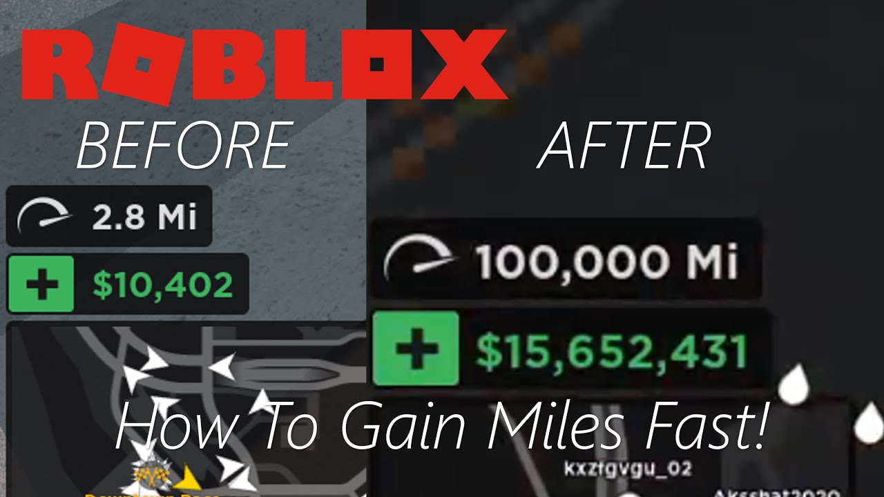 How To Gain Miles Fast In Roblox Driving Simulator - YouTube