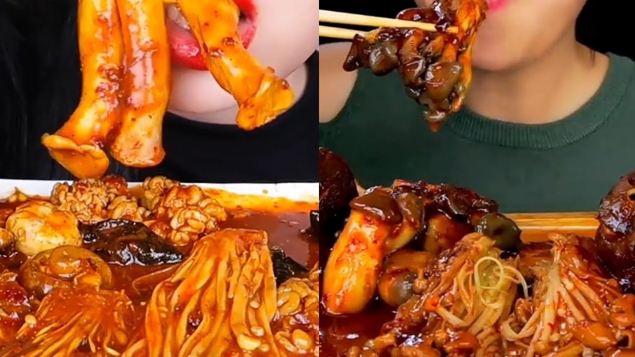 assorted mushroom asmr/ hongyu & tracyn asmr - YouTube