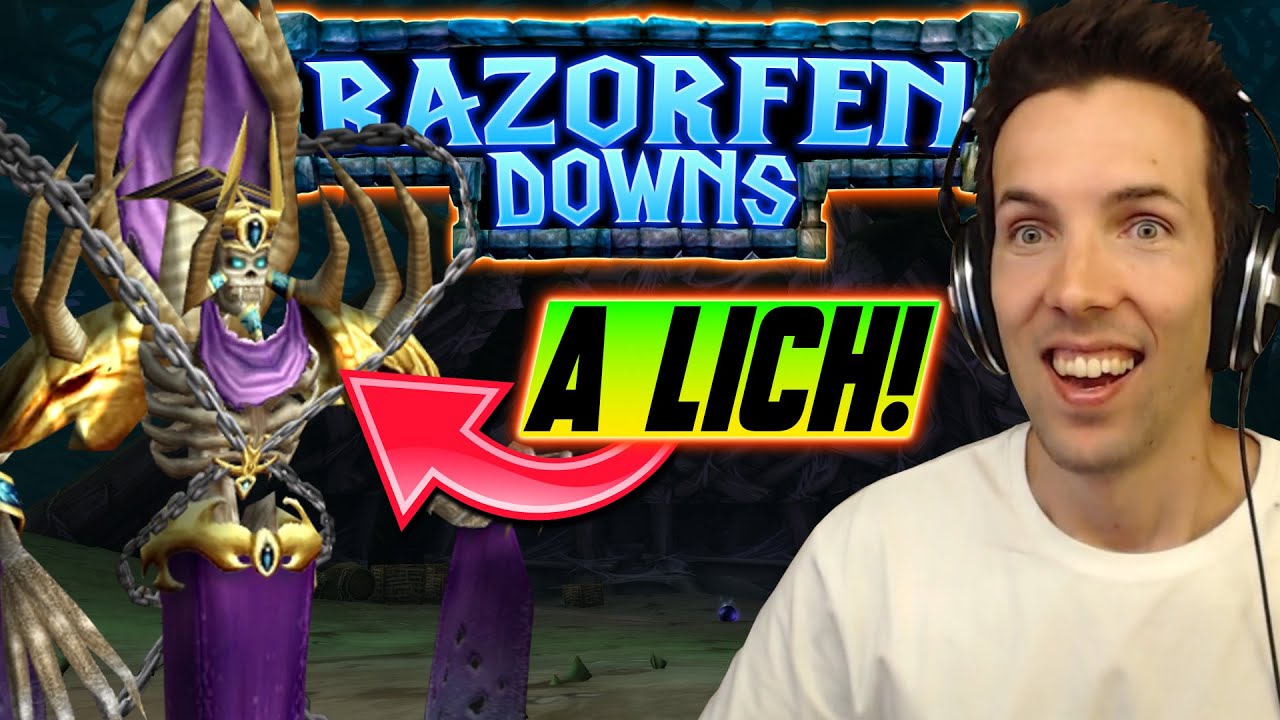 FIRST TIME Razorfen Downs! We're fighting a LICH! ft. Dendi, Synderen ...