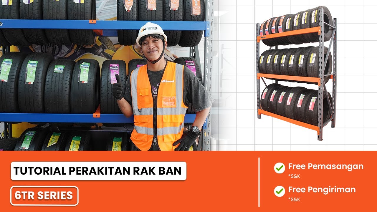 TUTORIAL PERAKITAN RAK BAN DARI KITARACK - YouTube