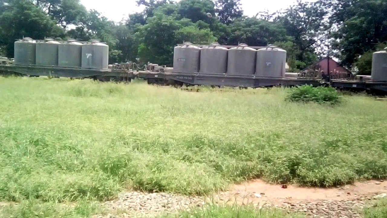 Botswana Railways BD-5 Units Pushing Cement Train At Gaborone Yard ...