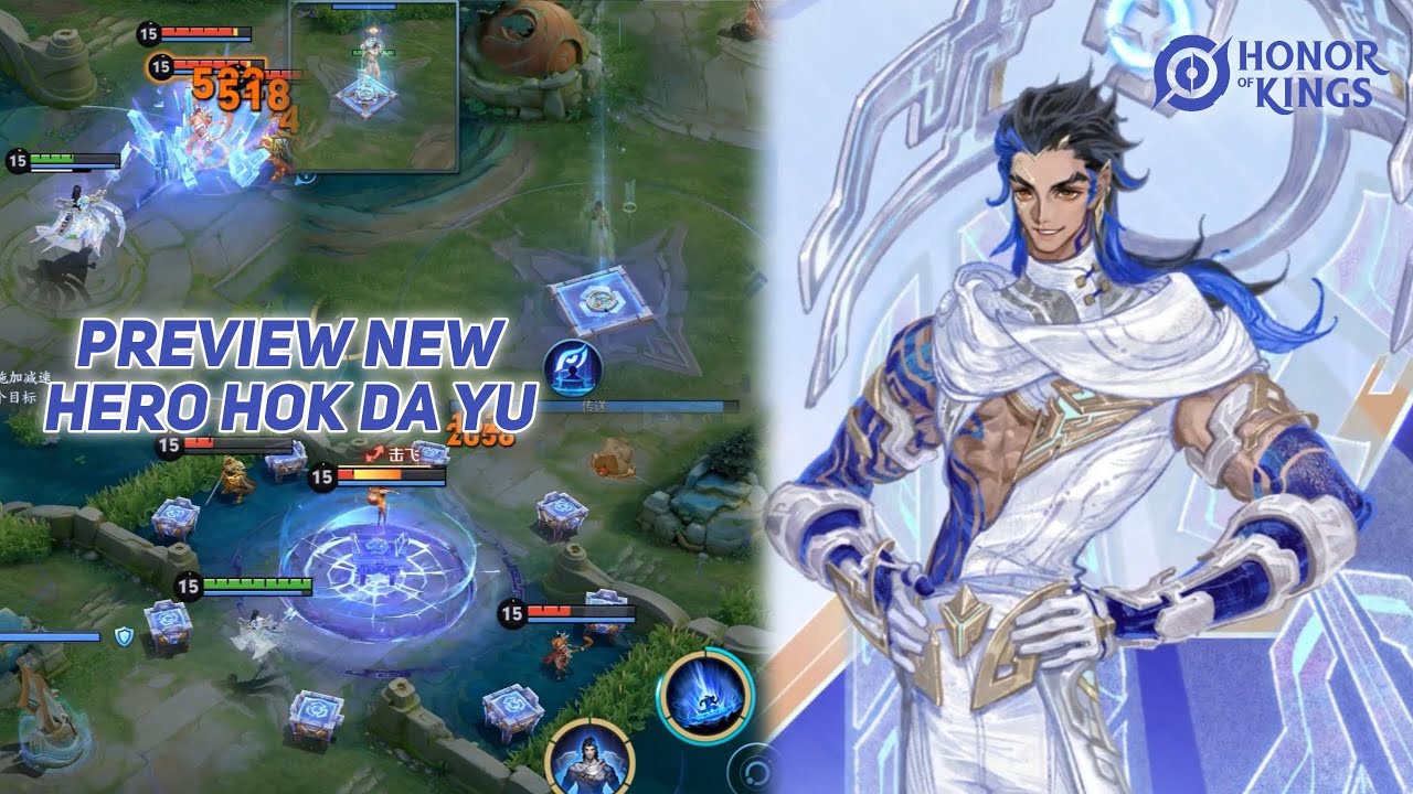Preview New Hero Da Yu | Support/Roaming | S42 HoK CN - Honor of Kings ...