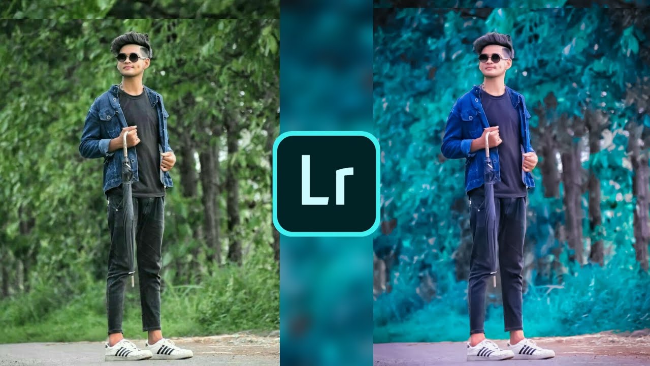 lightroom se background bull kase kare || lightroom se ful photo ...