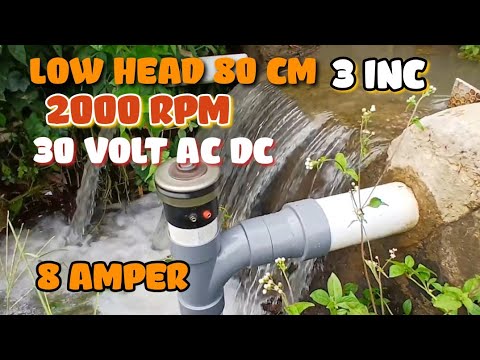 ini mantaf ‼️ full power dari turbine kaplan 3 inc generator spul motor ...