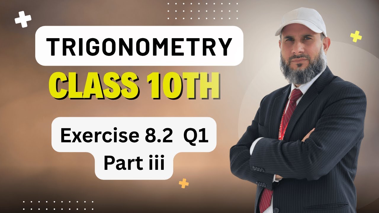 Class 10 Math Chapter 8 Trigonometry | Exercise 8.2 Q1 piii Solutions ...