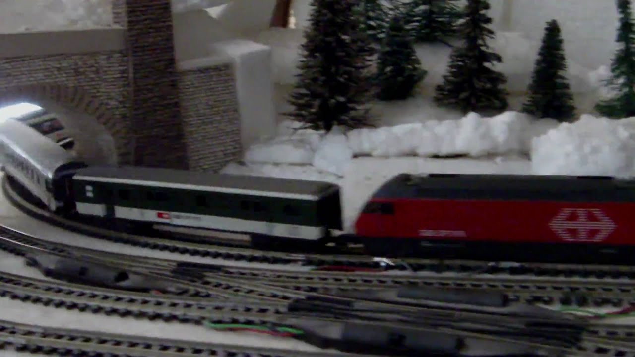 Model Railroad,Modelleisenbahn,Spur N,Gotthard - YouTube