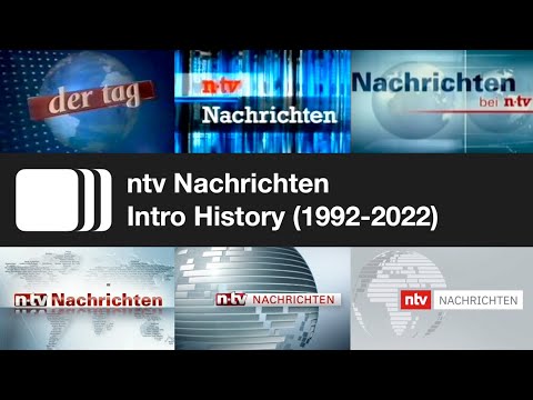 ntv Nachrichten Intro History (1992-2022)