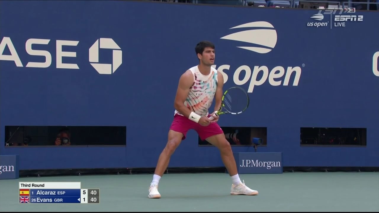 US OPEN 2023 LIVE🔴: Carlos Alcaraz vs Daniel Evans Highlights | TENNIS ...