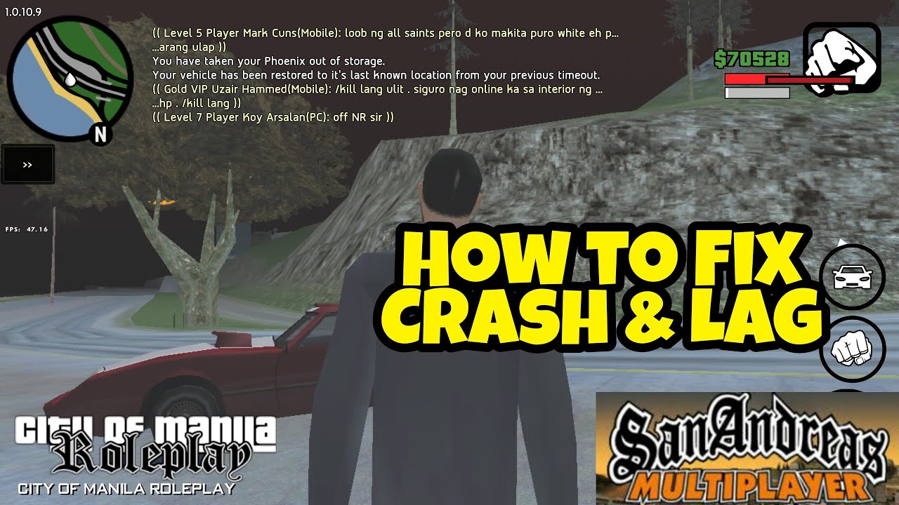 How to Fix Crash & Lag |GTA SAN ANDREAS |SA-MP (ANDRIOD) - YouTube