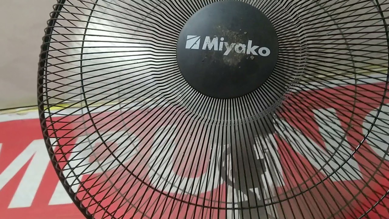 Miyako KDB 18 wall fan - YouTube
