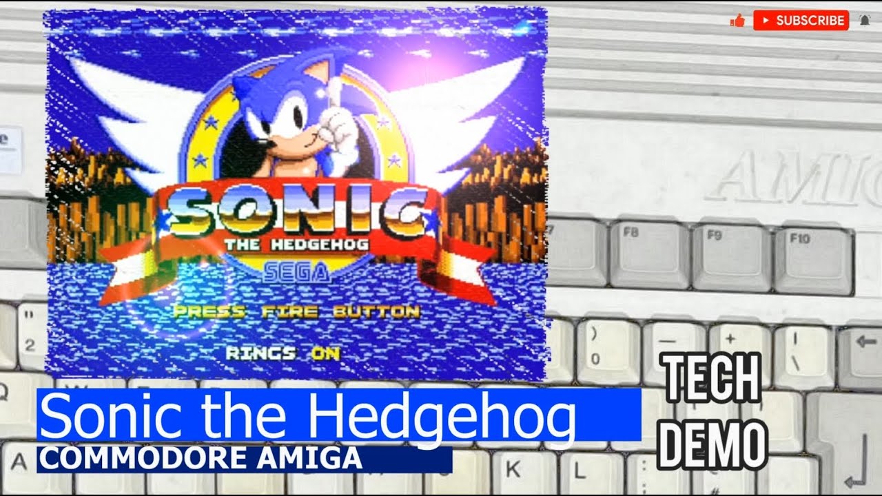 Commodore Amiga -=Sonic the Hedgehog=- tech demo - YouTube