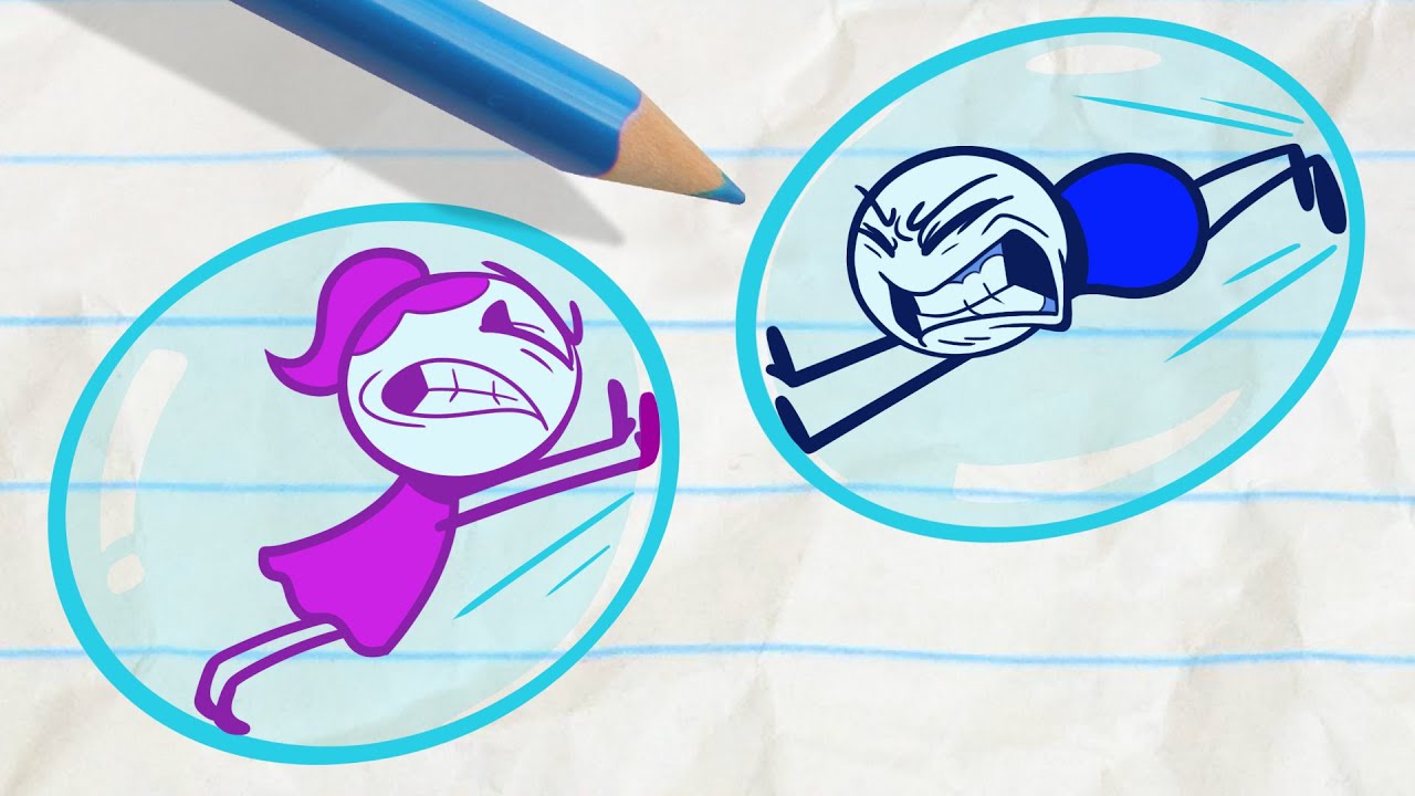 Pencilmate is Stuck in a Bubble - YouTube