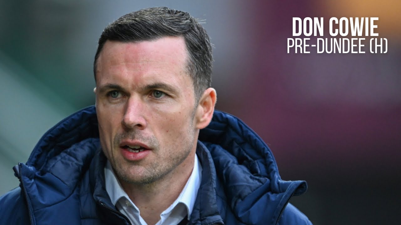 Don Cowie | Pre-match | Dundee (H) - YouTube