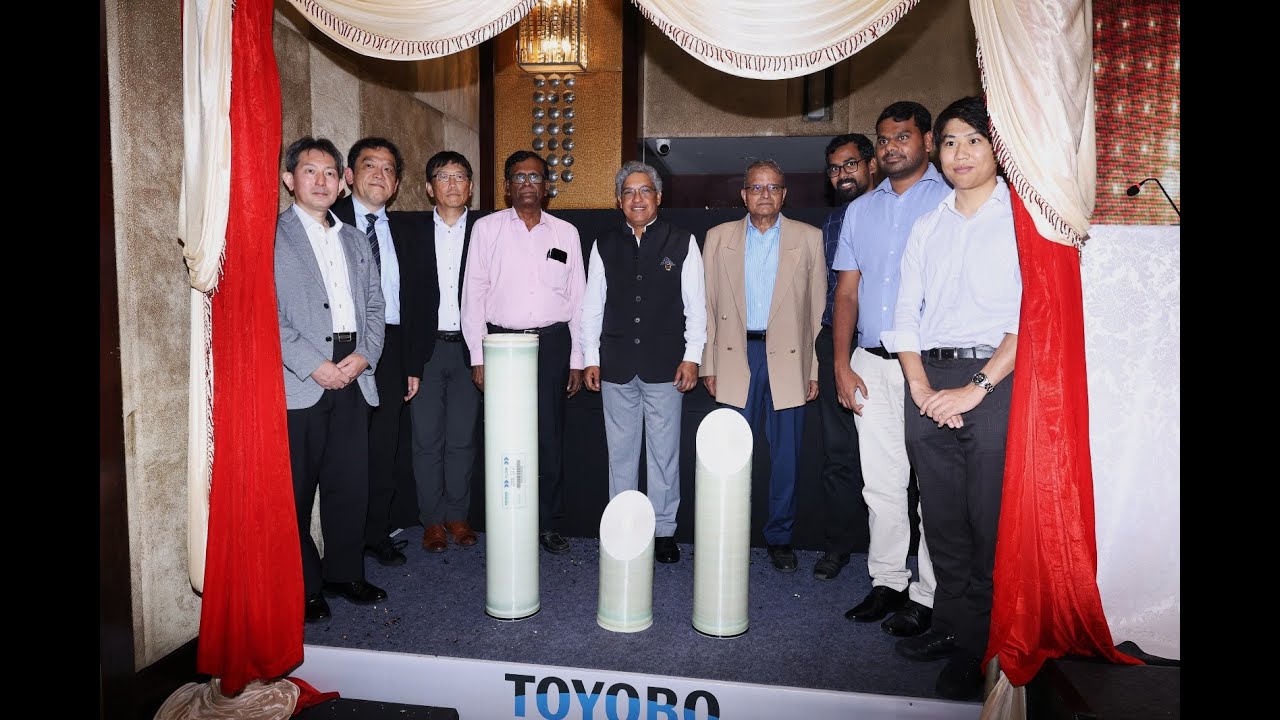 Toyobo MC Corporation Launches Spiral Wound RO Membranes in India - YouTube