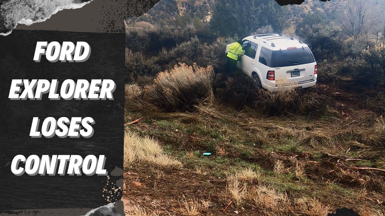 Ford Explorer loses control and slid off the road– Recovery Video - YouTube