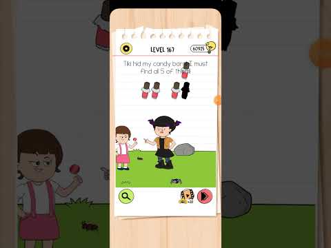 brain test 4 level 167 168 169 solution answer walkthrough gameplay