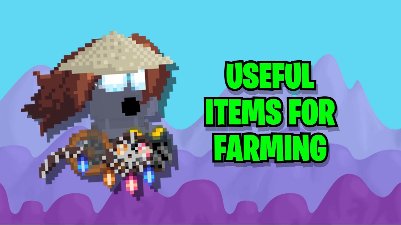 USEFUL ITEMS FOR FARMING | Growtopia - YouTube