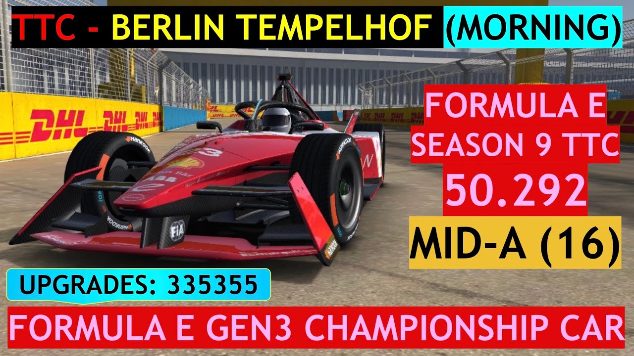 TTC 2023 - Formula E S9 TTC at Berlin Tempelhof (Morning) - YouTube
