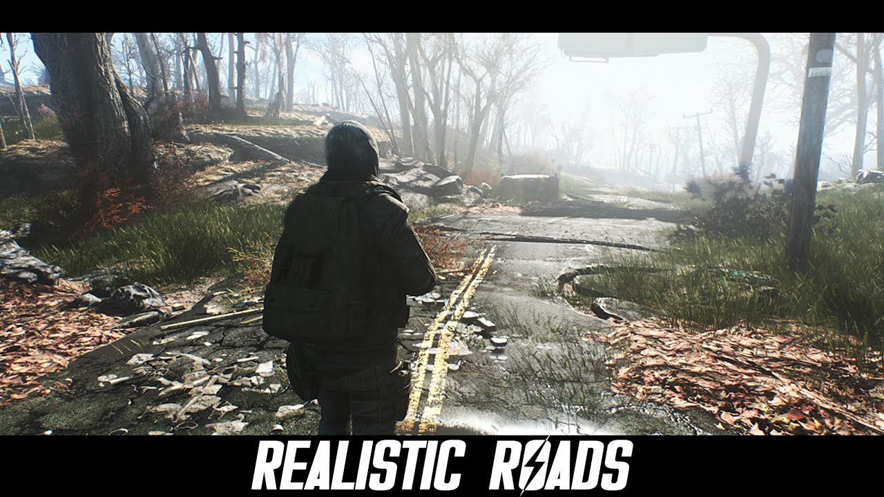 Fallout 4 Mods: Realistic Roads - YouTube